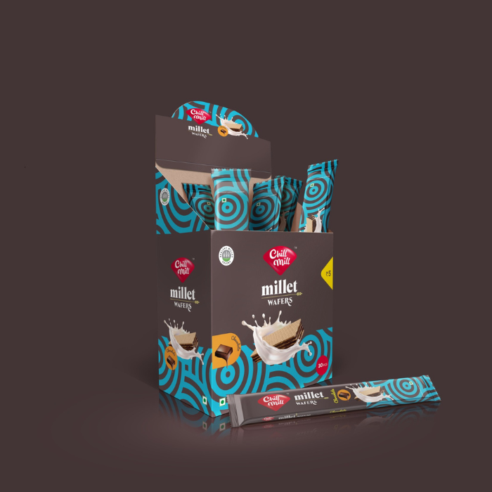 Millet Wafers Chocolate Flavour (30pcs)
